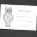 Owl Bookplates, Set of Ten - Etsy