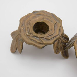 Vintage Cast Iron Roses Candle Holders Made in Japan Vintage - Etsy