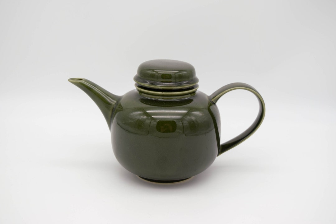 Vintage Melitta Germany Porcelain Teapot Berlin Design, Vintage Green ...