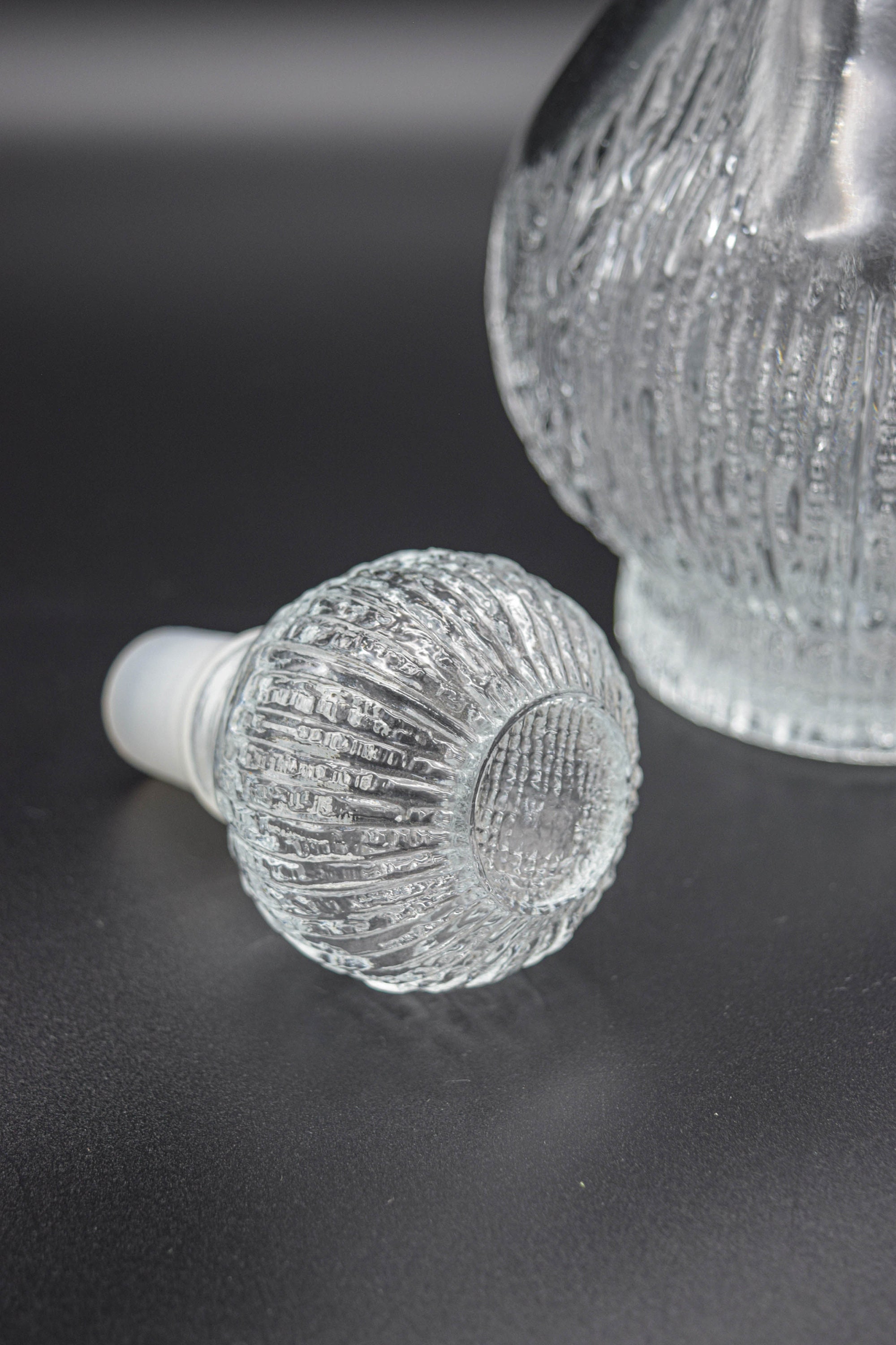 Vintage Oberglas Austria Crystal Decanter Mid Century Crystal | Etsy Canada