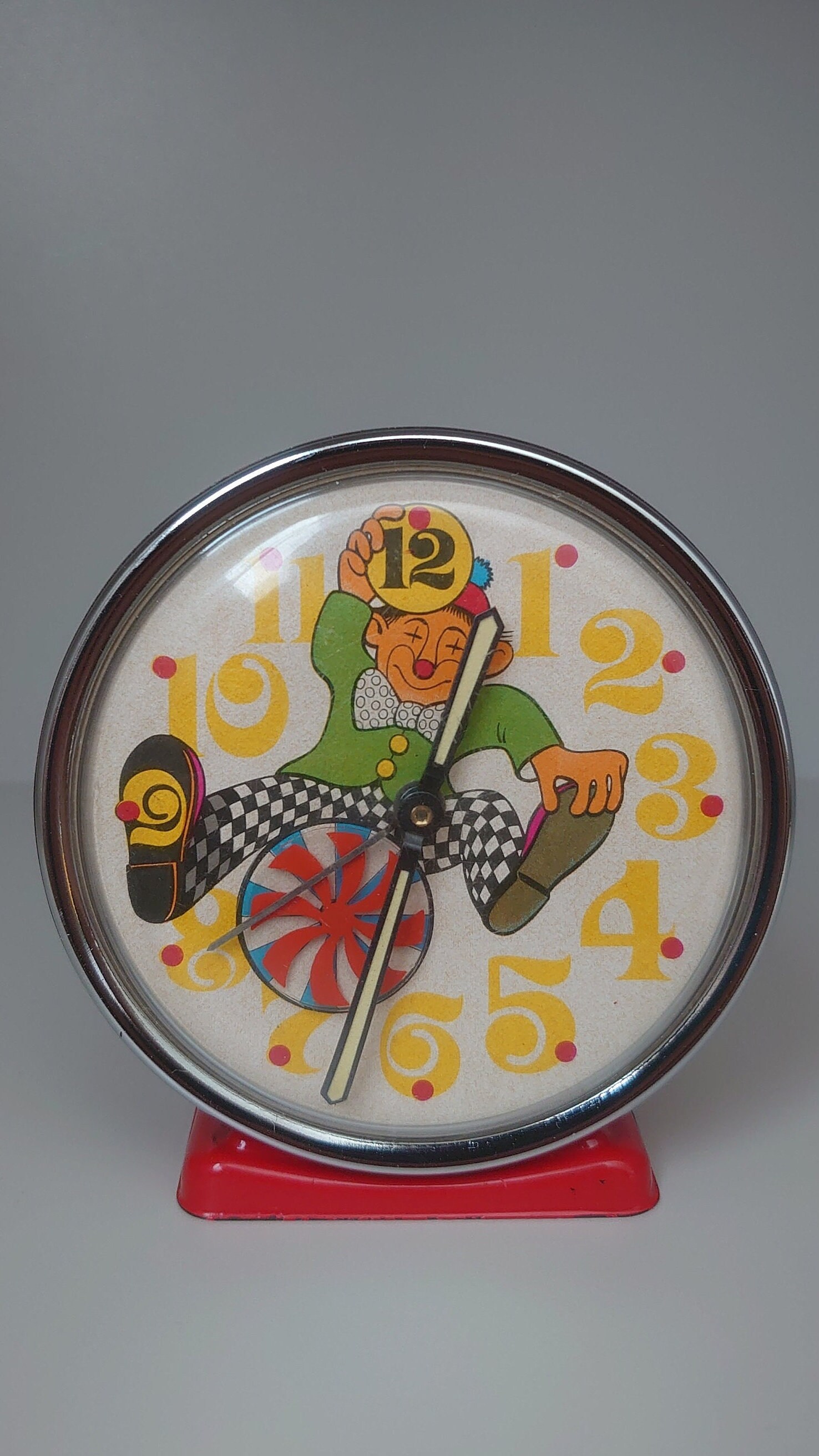 Vintage Animated Alarm Clock - Etsy