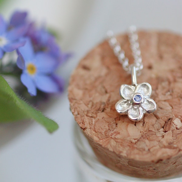Forget Me Not Charm - Etsy