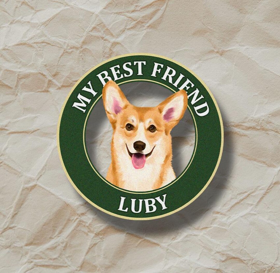 Custom Corgi Metal Sign,dog House Decor,personalized Dog Name Sign,pet ...