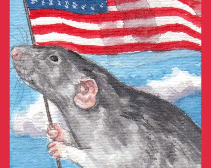 All American Rat Card - Etsy