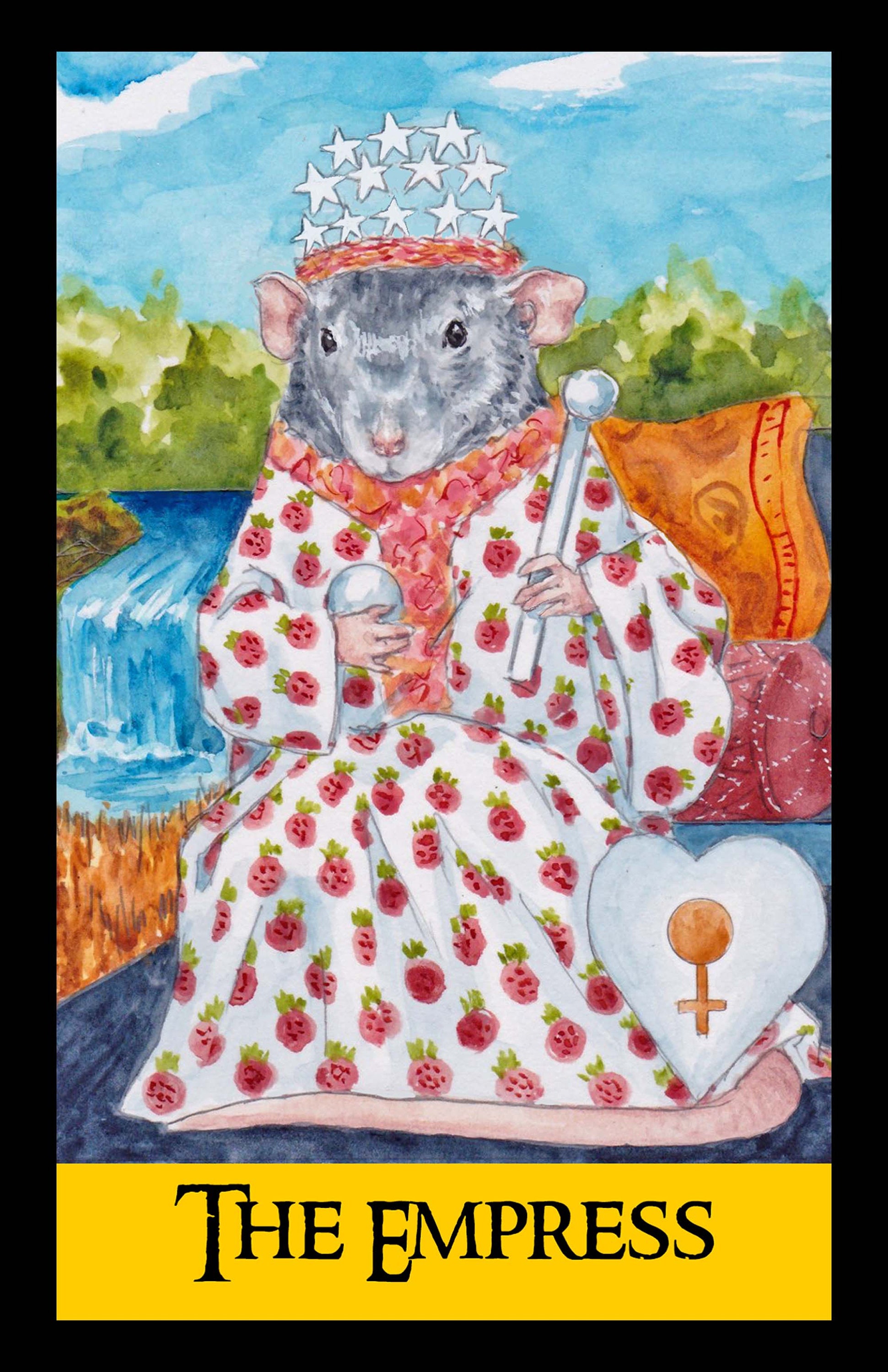 The Empress: the Rata Arcana Tarot. Blank Card for the Mystical Rat ...