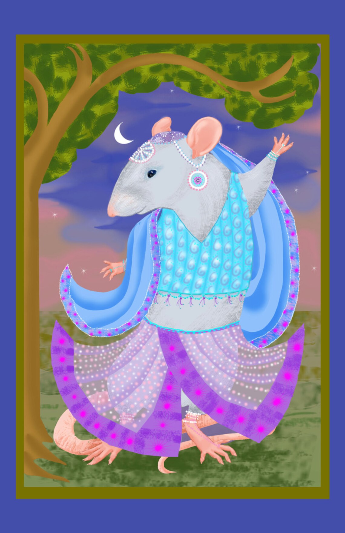 The Gray Rat Nautch Girl - Etsy