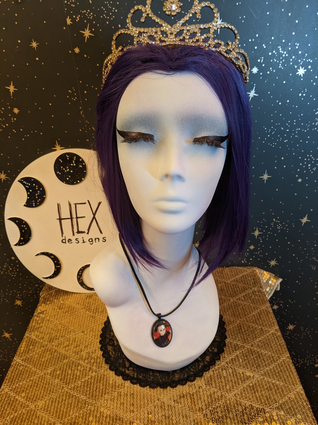Lydia Deets as a Doll Beetlejuice Pendant Necklace by Hex Designs 5 - Etsy