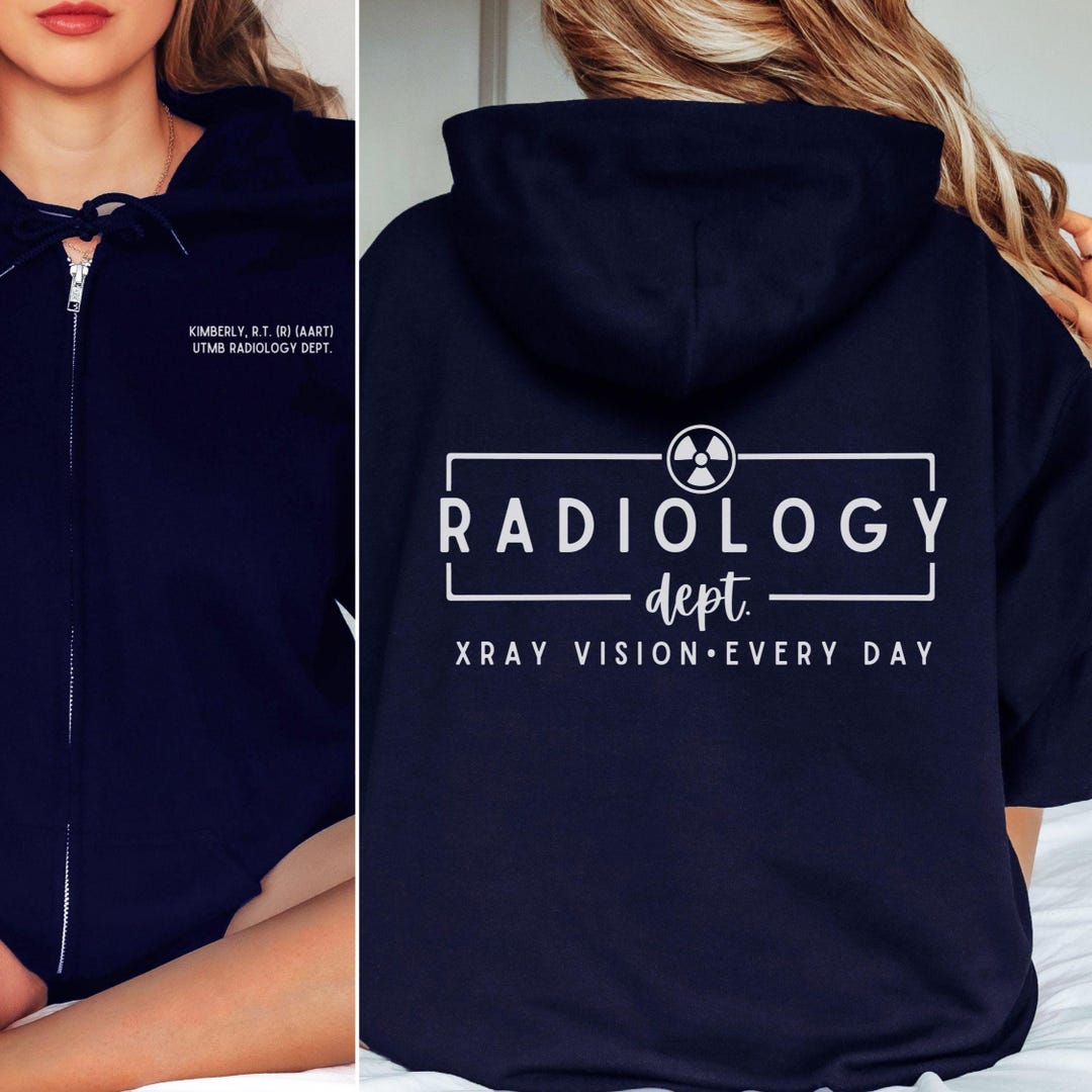 Custom Radiology Sweatshirt, Ultrasound Tech Shirt, Rad Tech Jacket ...