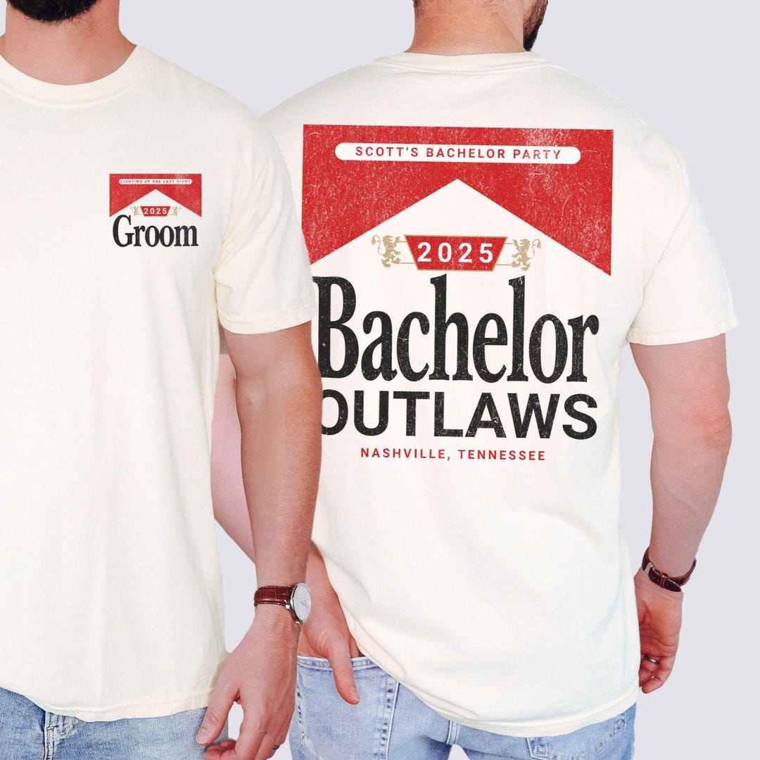 Custom Bachelor Party Matching Shirts, Groomsman Proposal Gift, Best ...