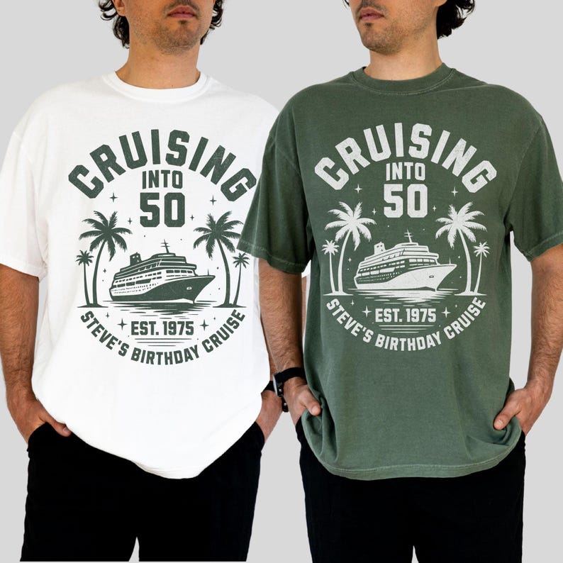 Custom Cruising Birthday Trip Shirt, Personalized Birthday Cruise Shirt ...