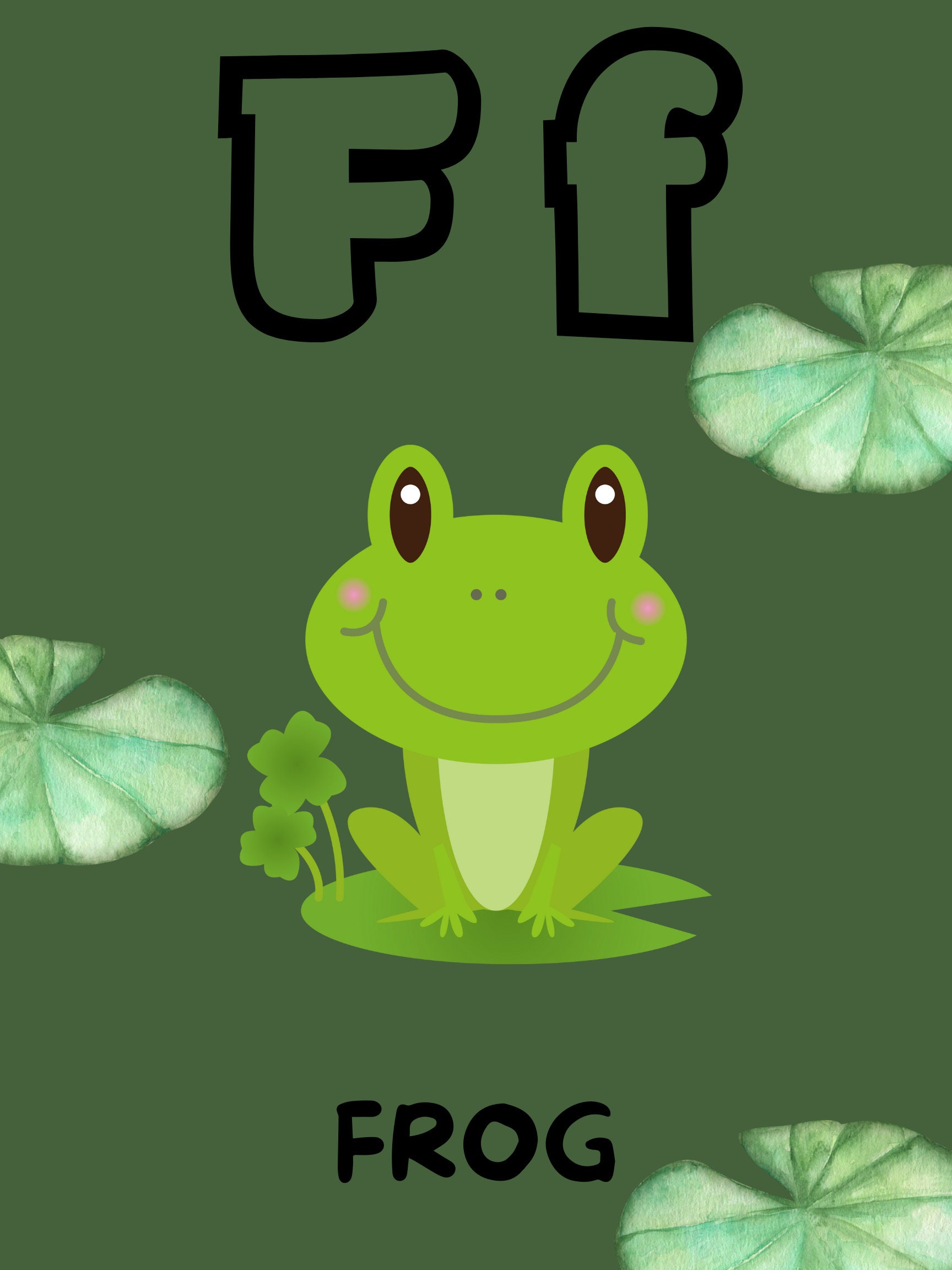 ABC With Jungle Animals - Etsy