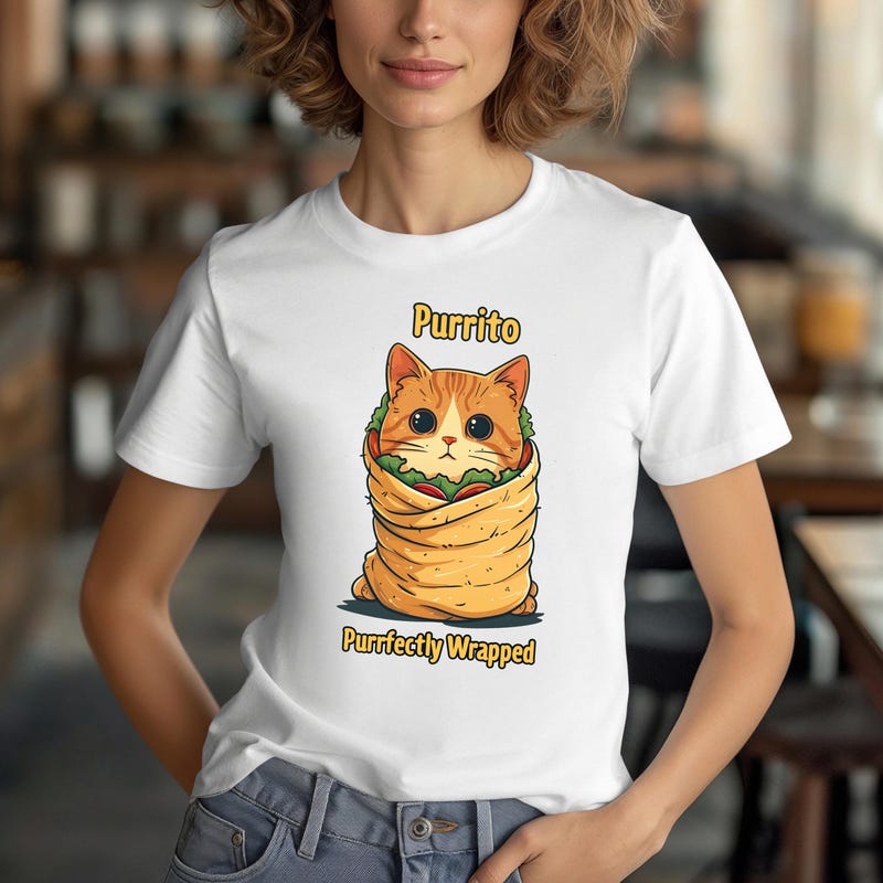 Purrito Shirt - Etsy