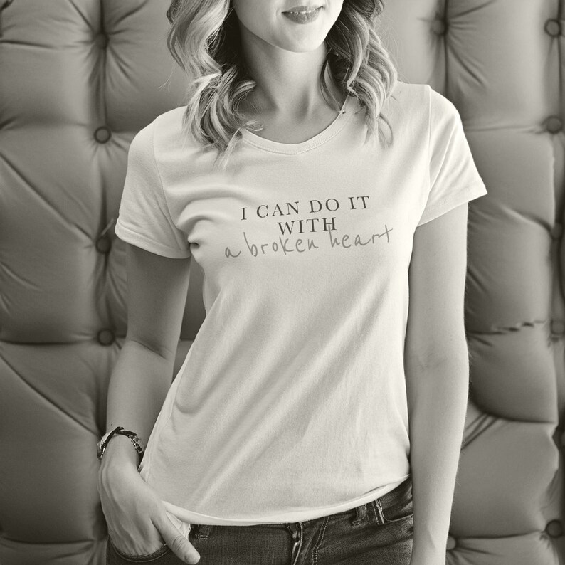 Taylor Swift TTPD I Can Do It With a Broken Heart T-shirt - Etsy