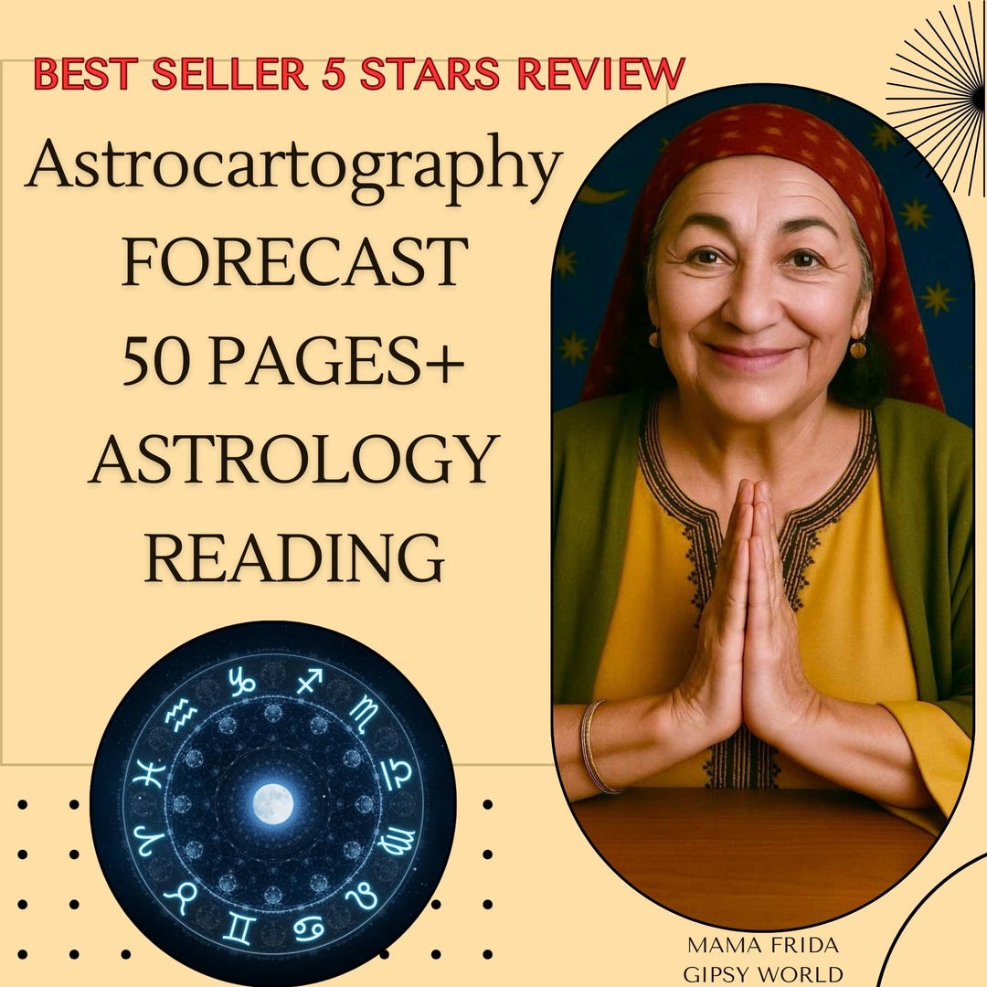 Astrocartography Reading • Relocation Astrology Chart for Love, Career ...