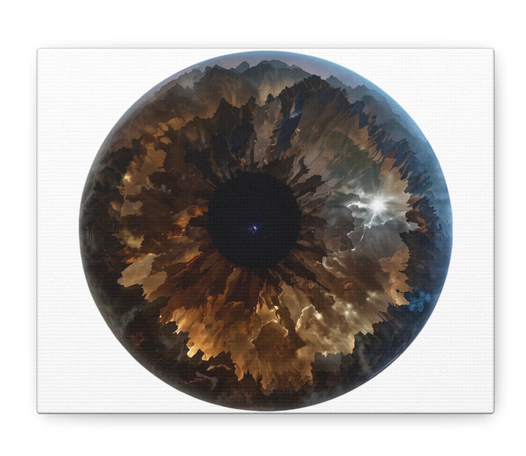 Custom Eye Canvas multiple Sizes - Etsy