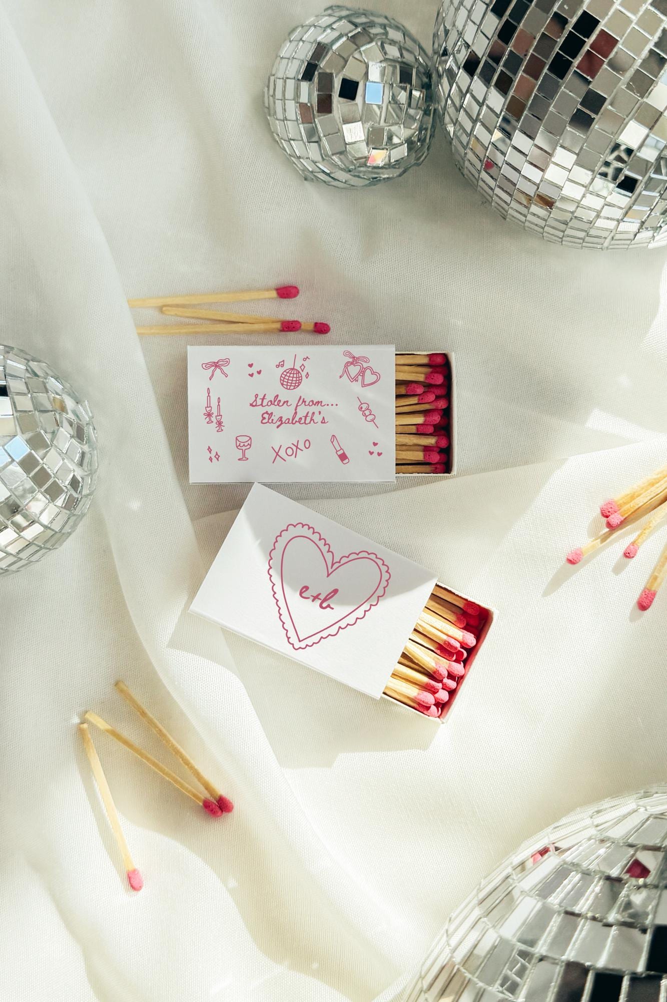Hand-drawn Matchbox Template Customizable Matchbook Design for Weddings ...