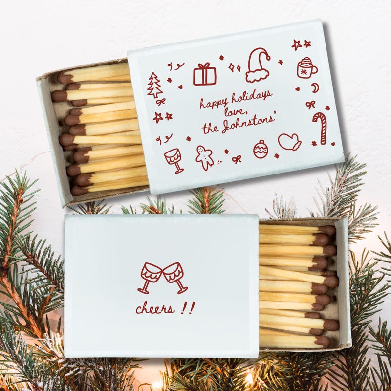 Christmas Matches - Etsy
