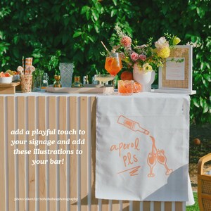 Spritz Into Summer Illustration Set - Whimsical Hand-drawn Beach ...