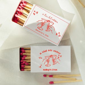 Matchbox Martini Template for Wedding Matches A Tini Bit Older Custom ...