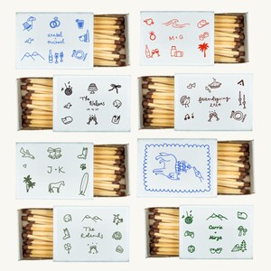 Custom Matchbox Design for Wedding Bridesmaid Gift Wedding Favor ...