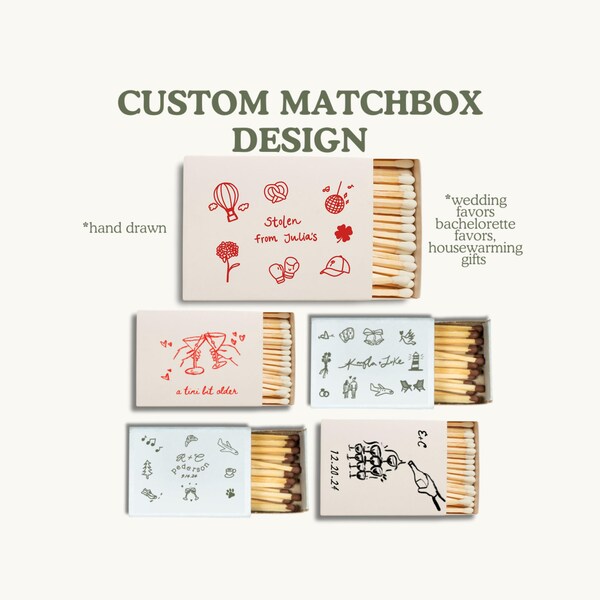 Personalized Matches - Etsy UK
