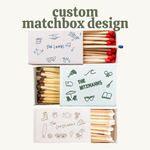 Custom Matchboxes - Etsy