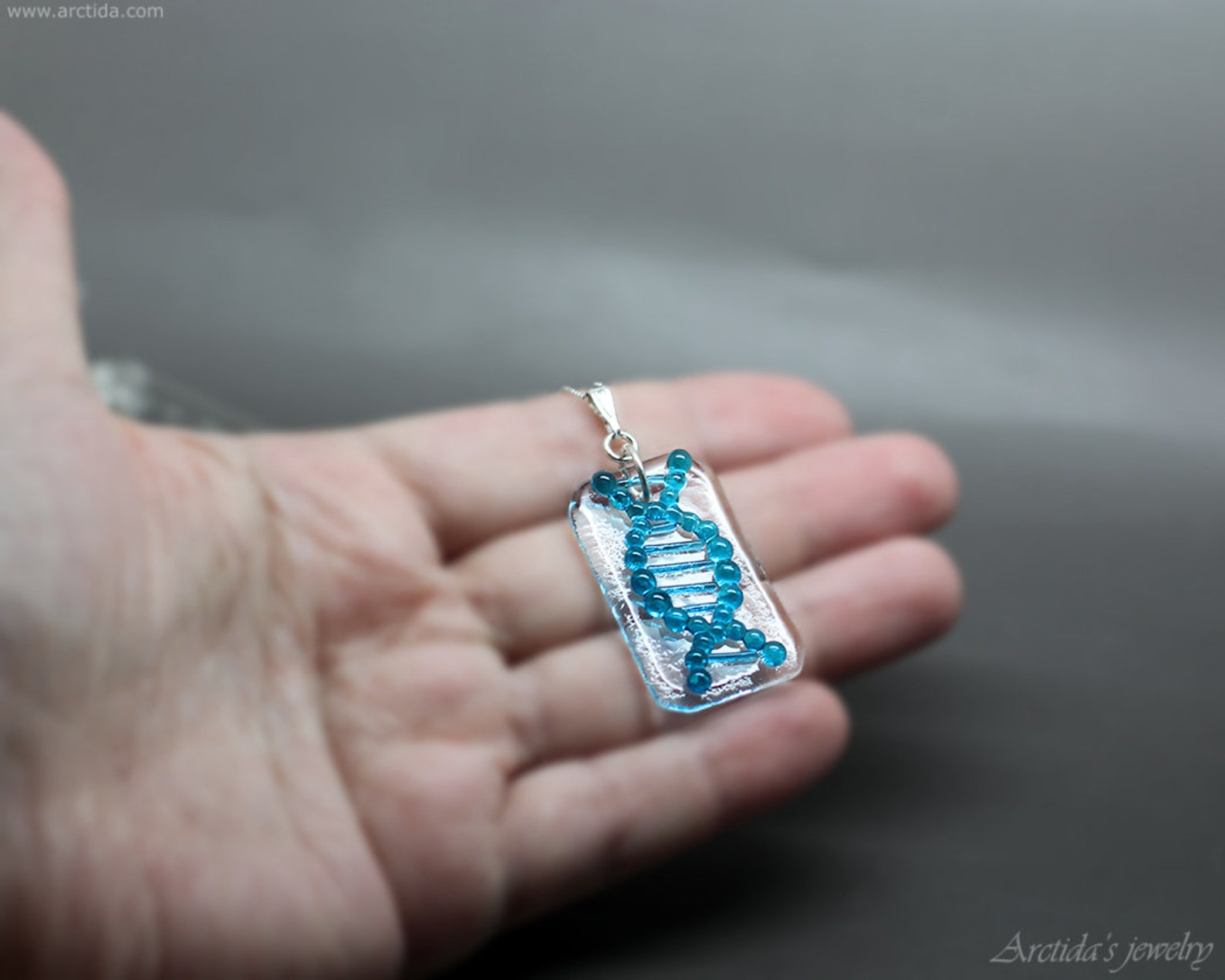 DNA Necklace for Women Molecular Biology Gift for Her Medical Science ...