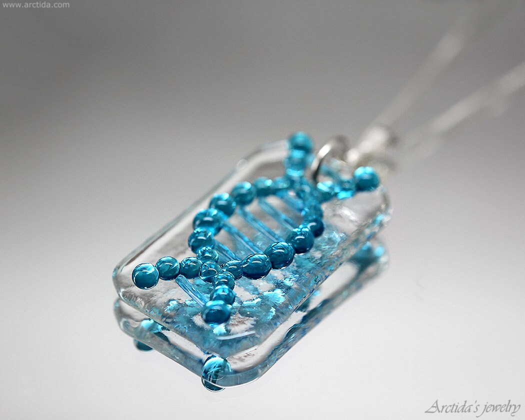 DNA Necklace for Women Molecular Biology Gift for Her Medical Science ...