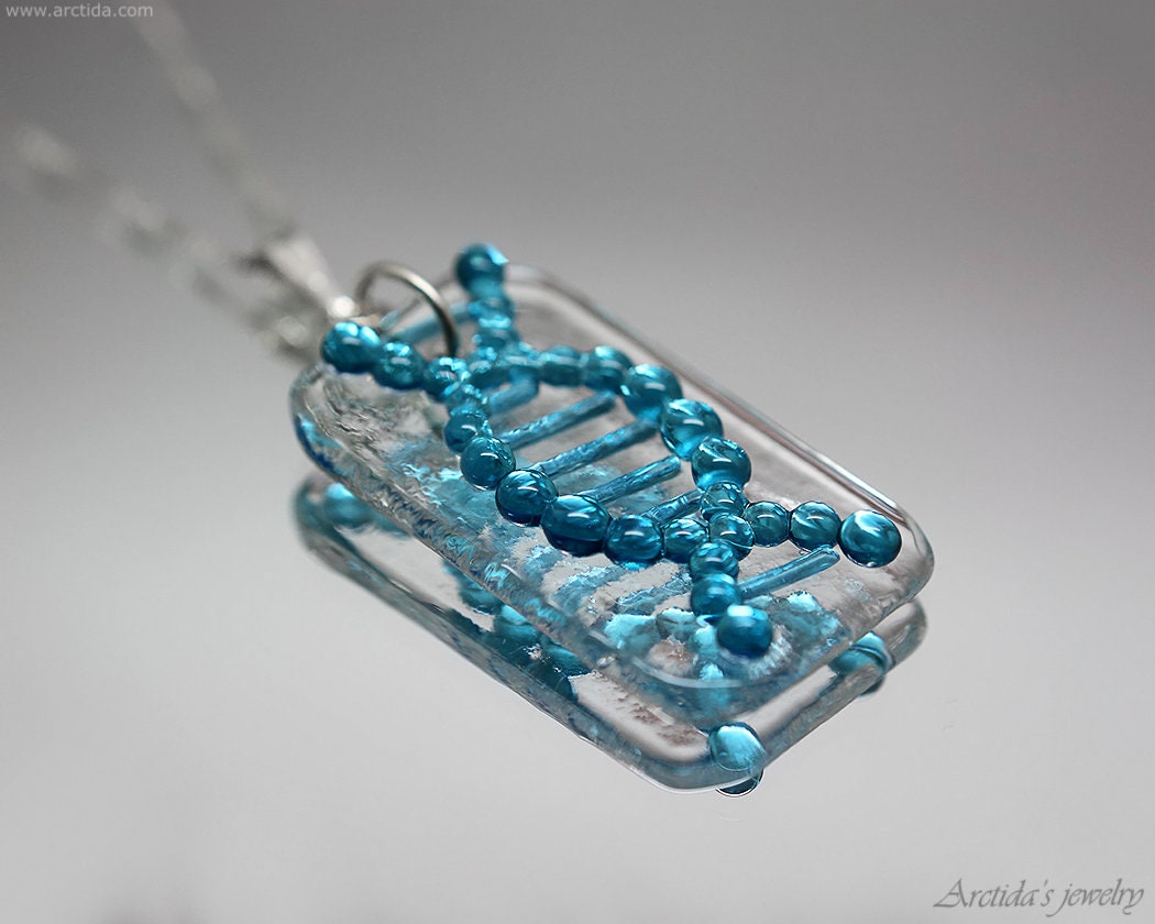 DNA Necklace for Women Molecular Biology Gift for Her Medical Science ...