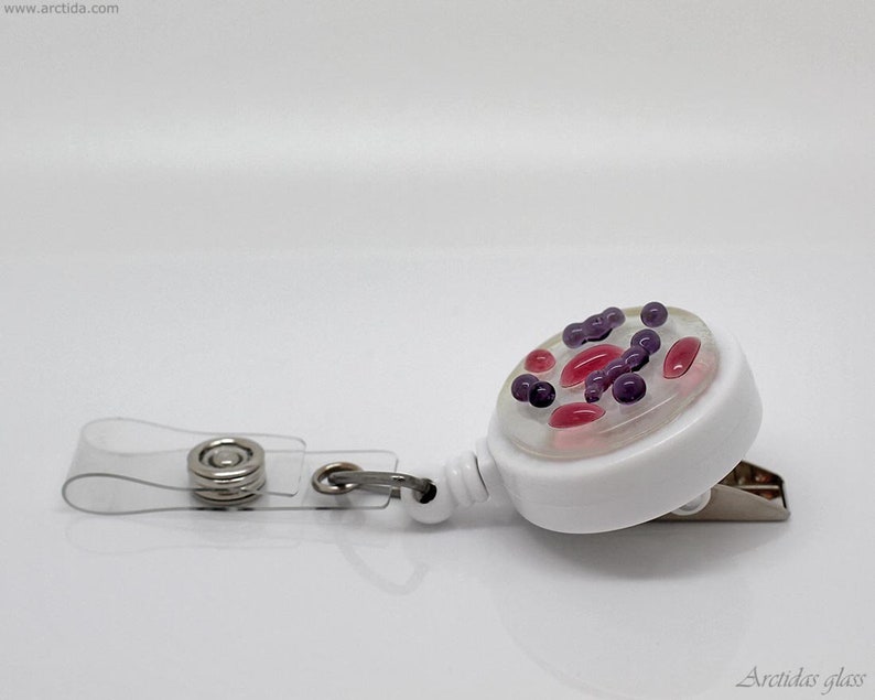 Gram Stain Badge Reel Microbiology Retractable ID Biology Medical ...