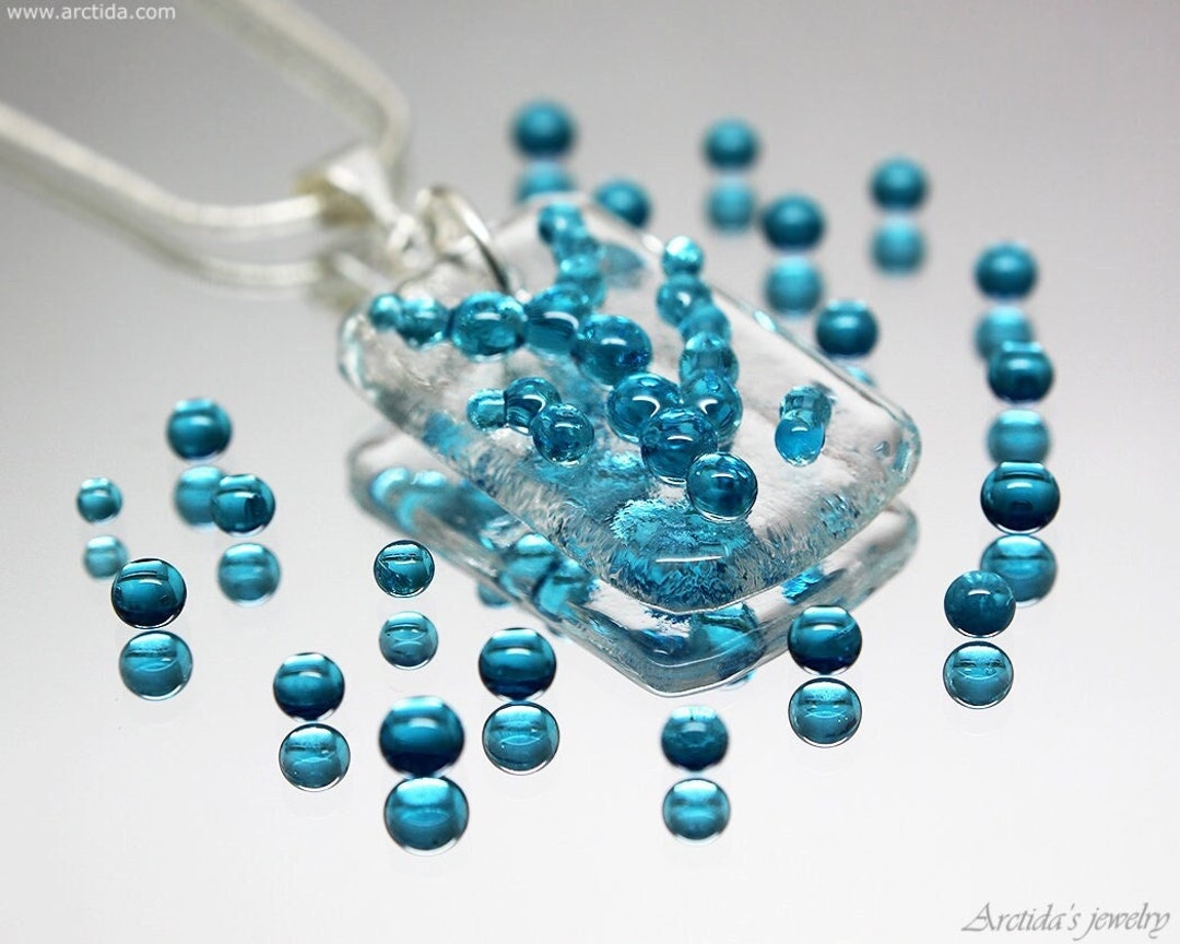 Blue Green Algae Cyanobacteria Necklace for Women Microbiology Jewelry ...