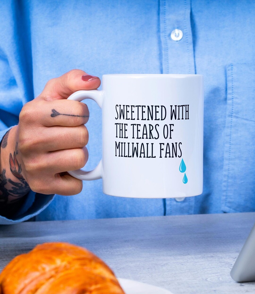 Sweetened With the Tears of Millwall Fans I 11oz Ceramic Mug I Funny ...
