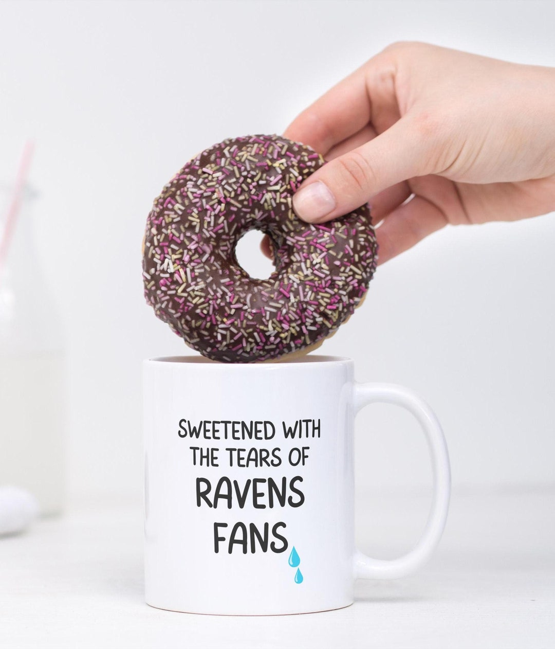 Sweetened With the Tears of Ravens Fans I Coffee Mug I Funny NFL Mug I ...