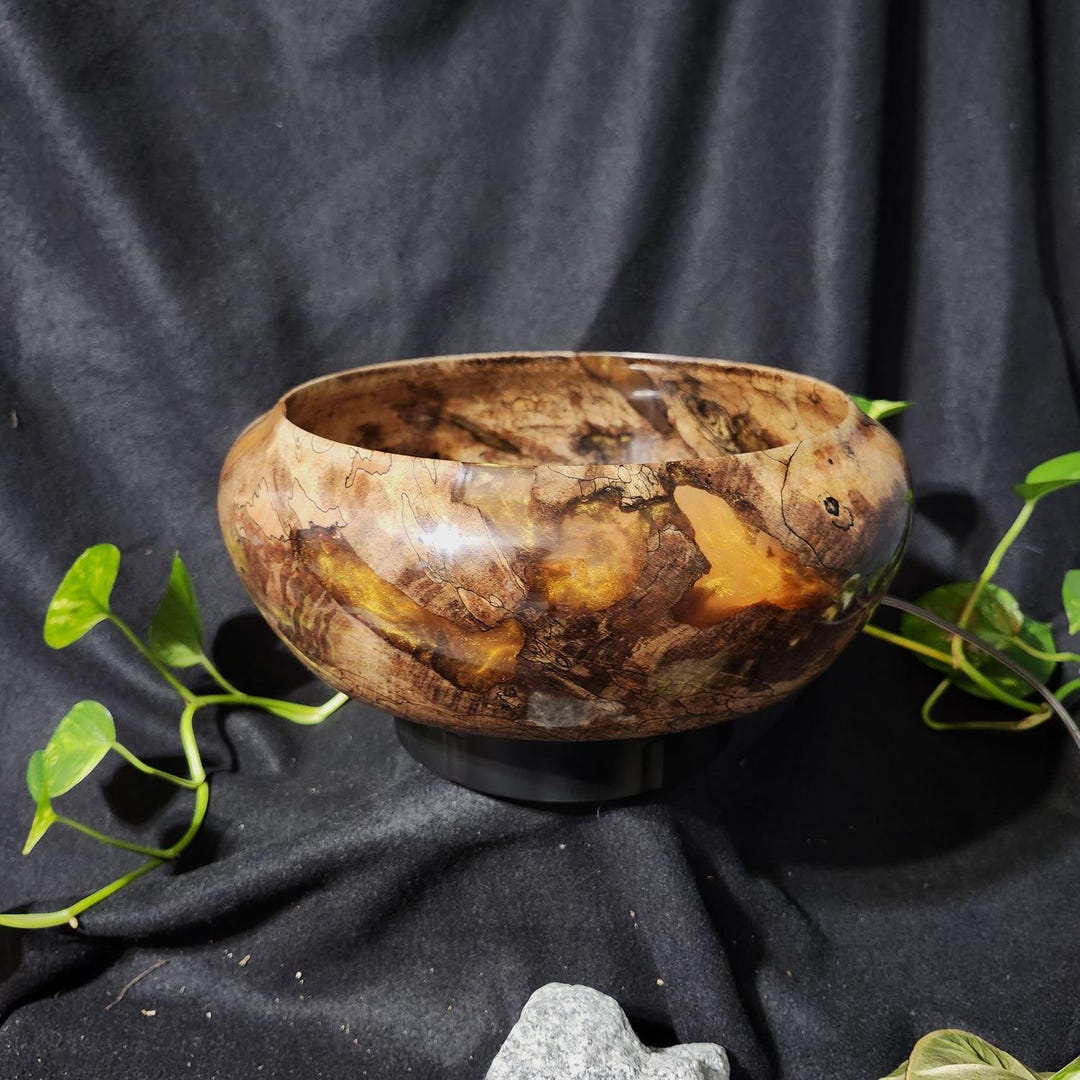 Autumn Harvest - Hand Turned Resin / Maple Bowl - Etsy