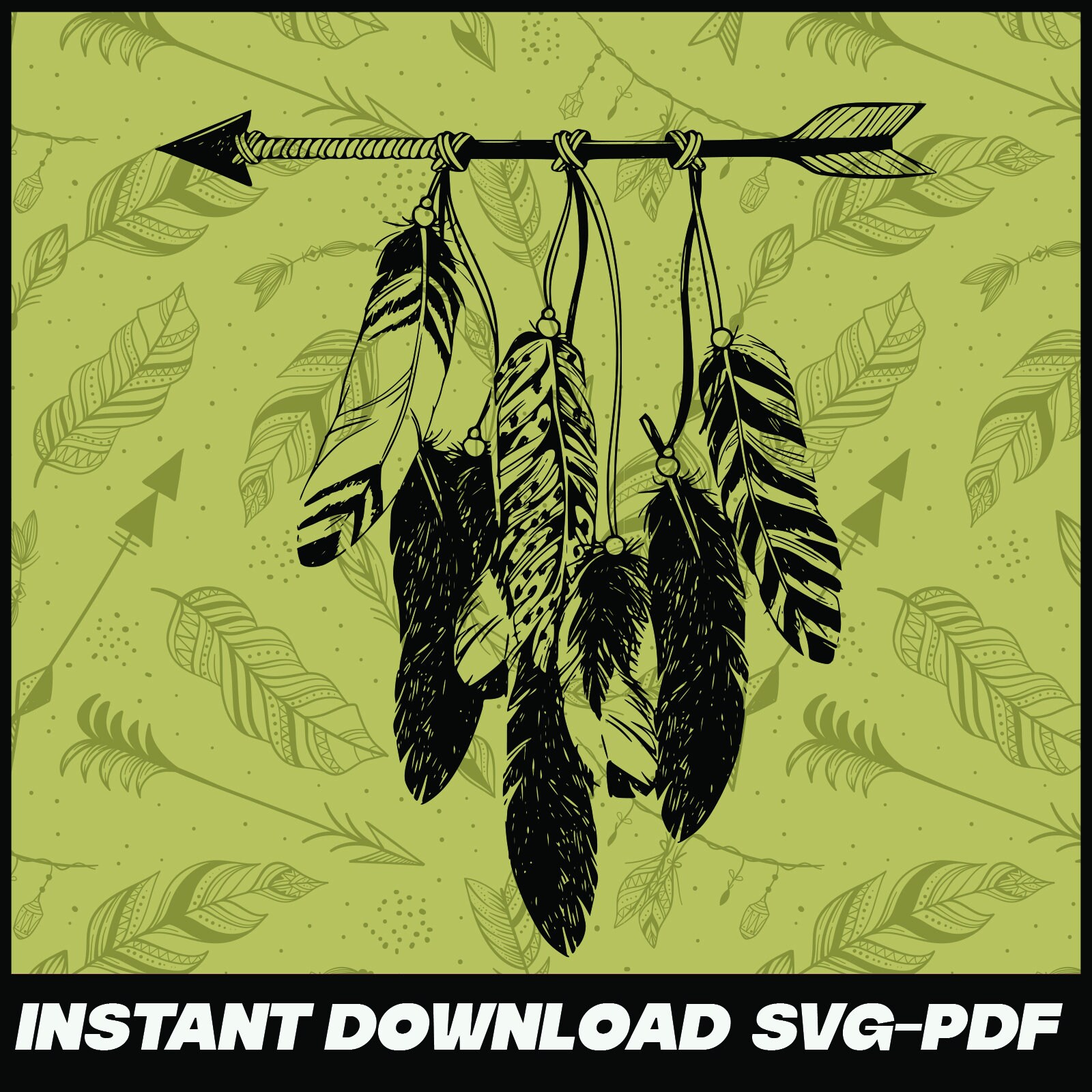 Bird Feathers Svg Memorial Feather Svg Arrow and Feathers Svg Feathers ...