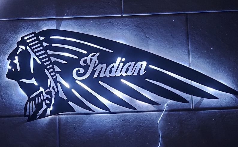 Logotipo de MOTOCICLETA INDIA svg dxf - Etsy México