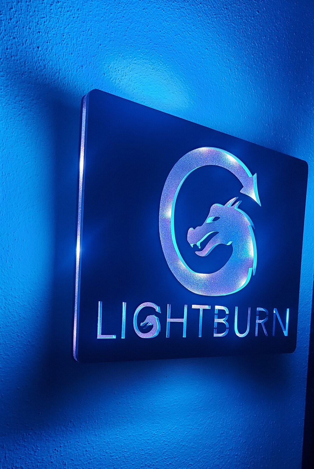 LIGHTBURN Wireless Wall Lamp SVG DXF - Etsy