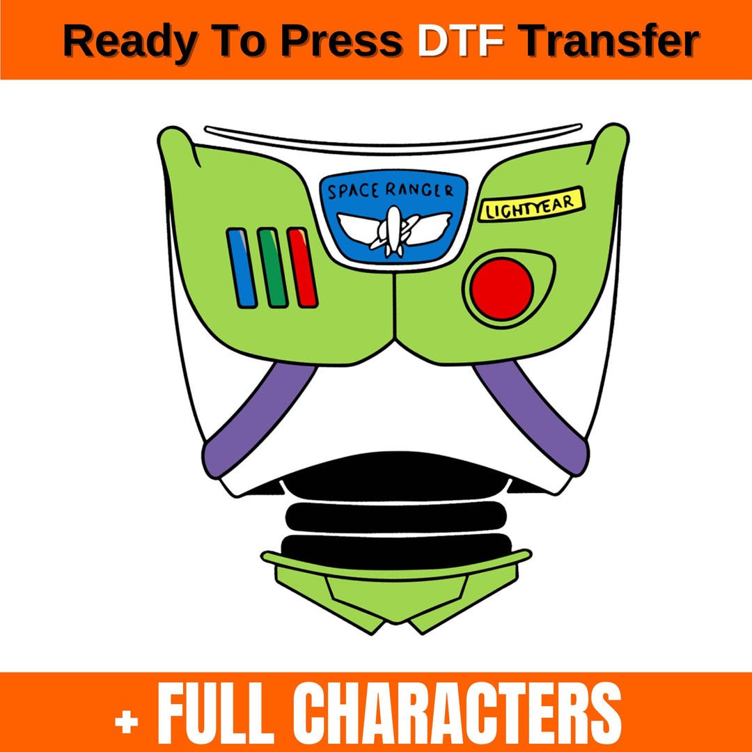 Toy Story Costume DTF Press: Buzz Lightyear & Mr. Potato Head - Etsy Canada