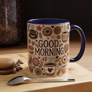Good Morning Coffee Mug, Cute Coffee Lover Gift, Morning Motivation Cup ...