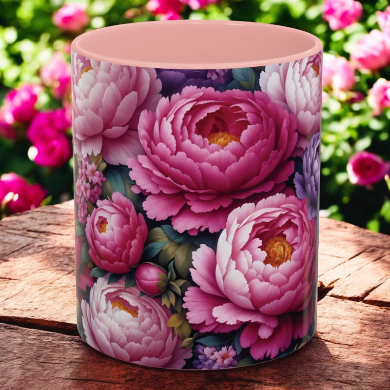 Floral Coffee Mug - Etsy