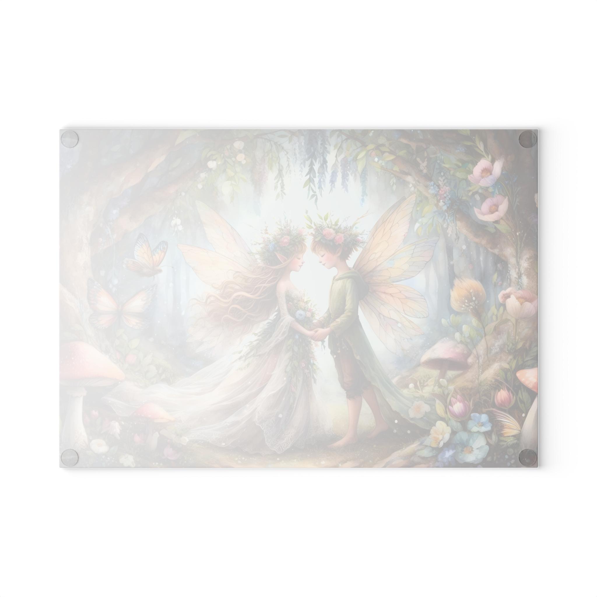 Fairy Cutting Board, Enchanted Forest Kitchen Décor, Romantic Fairy ...