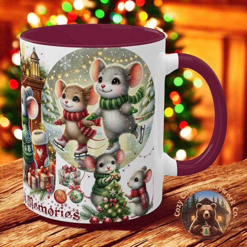 Christmas Mouse Couple Coffee Mug 11oz Mice Phrase Mug Gift for Couple ...