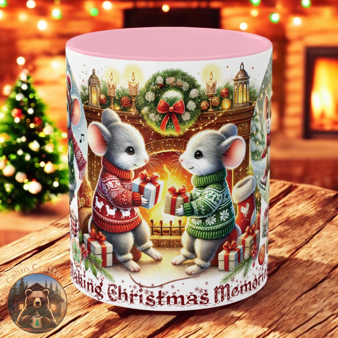 Christmas Mouse Couple Coffee Mug 11oz Mice Phrase Mug Gift for Couple ...