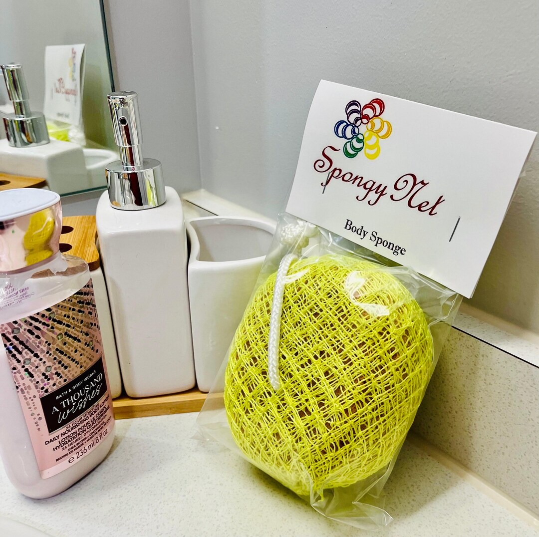 Spongynet Exfoliating Body Sponge, African Bath Sponge, African Net ...