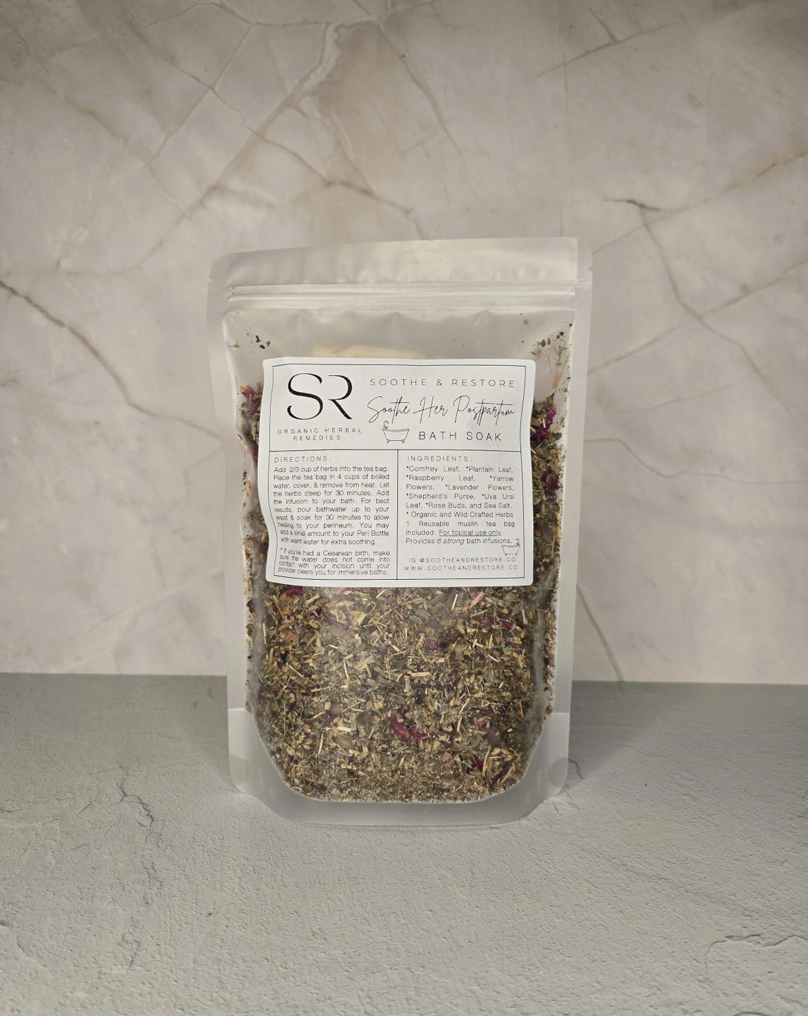 ORGANIC Miscarriage Recovery Herbal Sitz Bath Soak After Loss Herbal ...