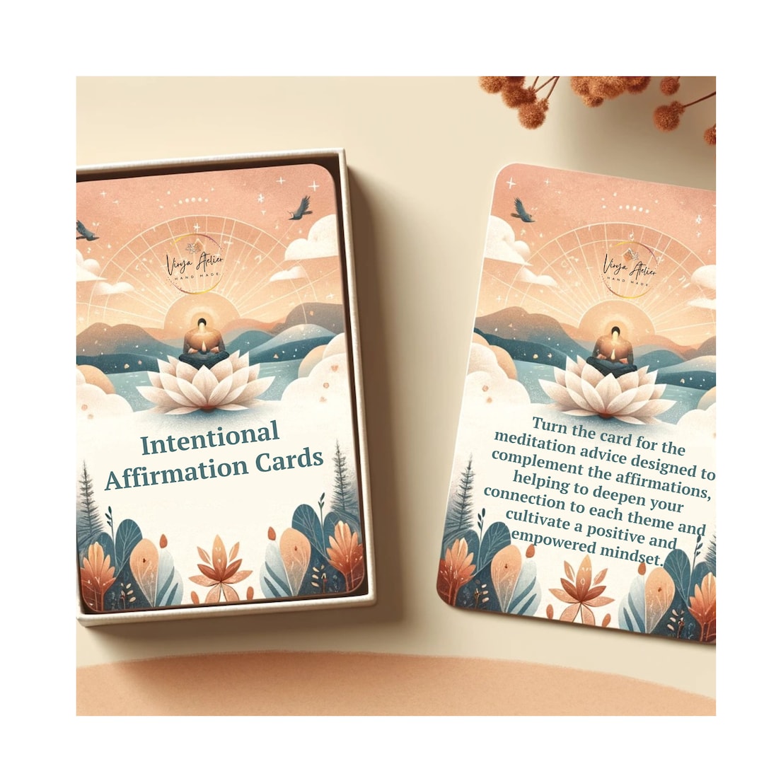 Affirmation Cards – Motivational Deck for Mindfulness, Self-care ...