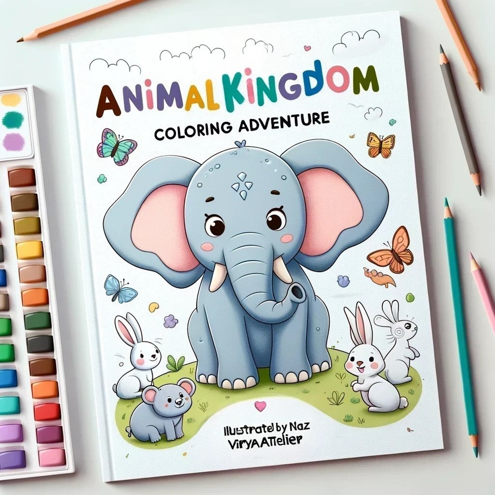 Preschool Animal Kingdom Coloring Book: Fun & Educational Designs - Etsy