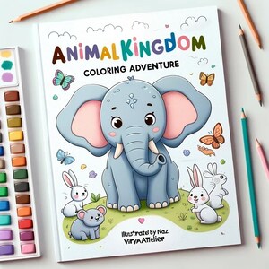 Preschool Animal Kingdom Coloring Book: Fun & Educational Designs - Etsy