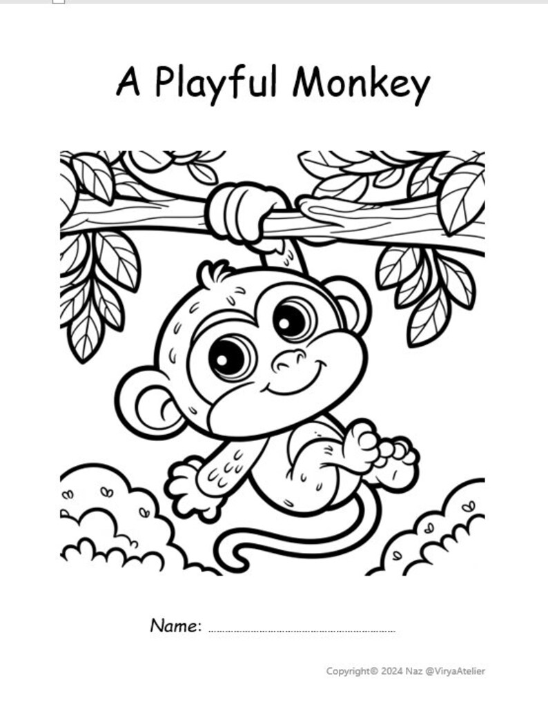 Preschool Animal Kingdom Coloring Book: Fun & Educational Designs - Etsy