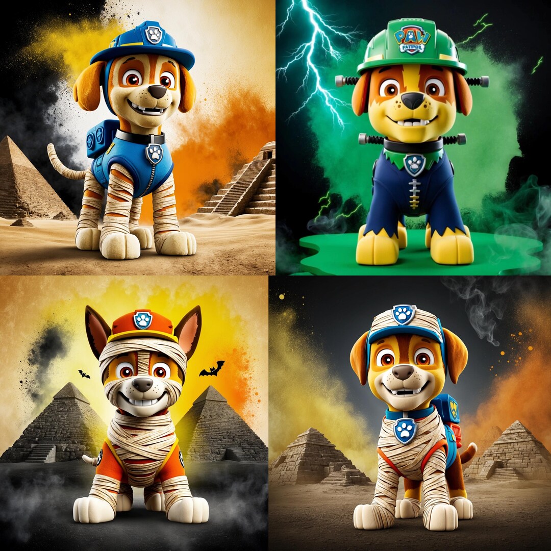 10 Paw PNG Rescue Dog Paw Hero Designs Firefighter, Policeman ...